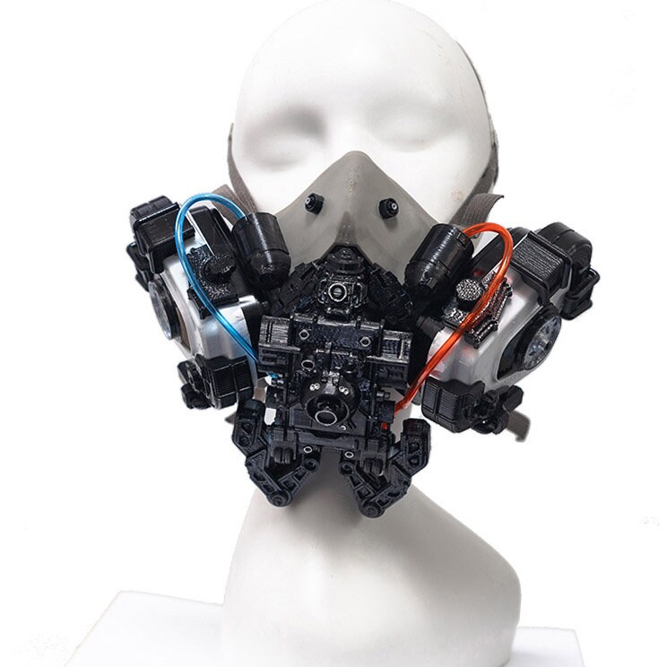 Sci-fi Mechanical Function Wind Mask Mask Cyberpunk Mask Bar Stage ...