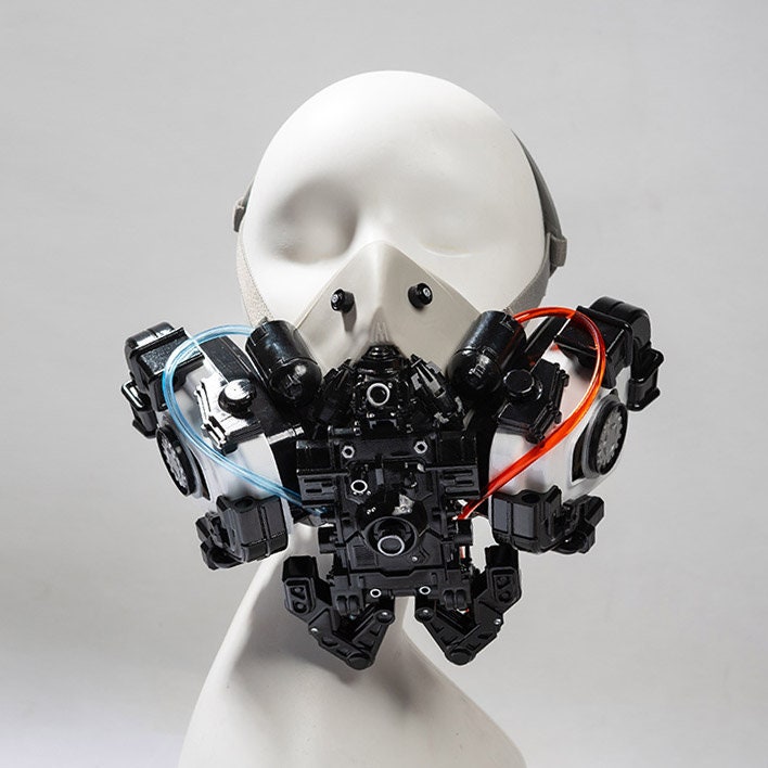 Sci-fi Mechanical Function Wind Mask Mask Cyberpunk Mask Bar Stage ...