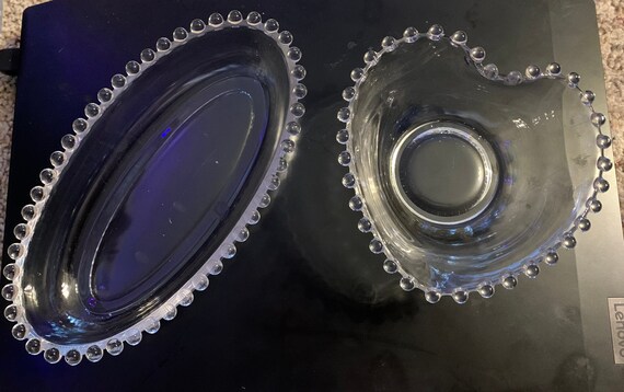 Vintage Imperial Crystal Candlewick Beaded - Etsy