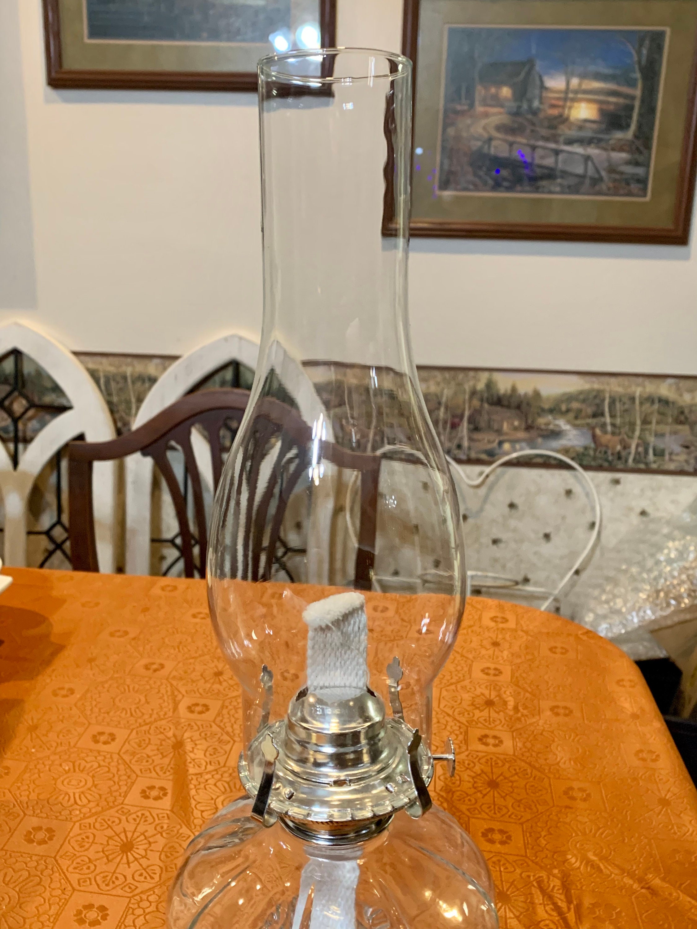 Vintage 1985 Lamp Light Farms Oil Lamp - Etsy