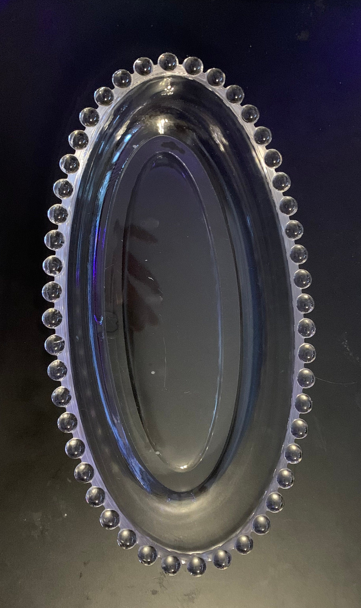 Vintage Imperial Crystal Candlewick Beaded - Etsy