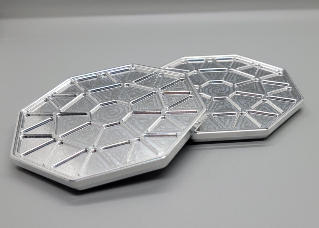 Machined Aluminum Drink Coaster 4x4 Stackable - Etsy