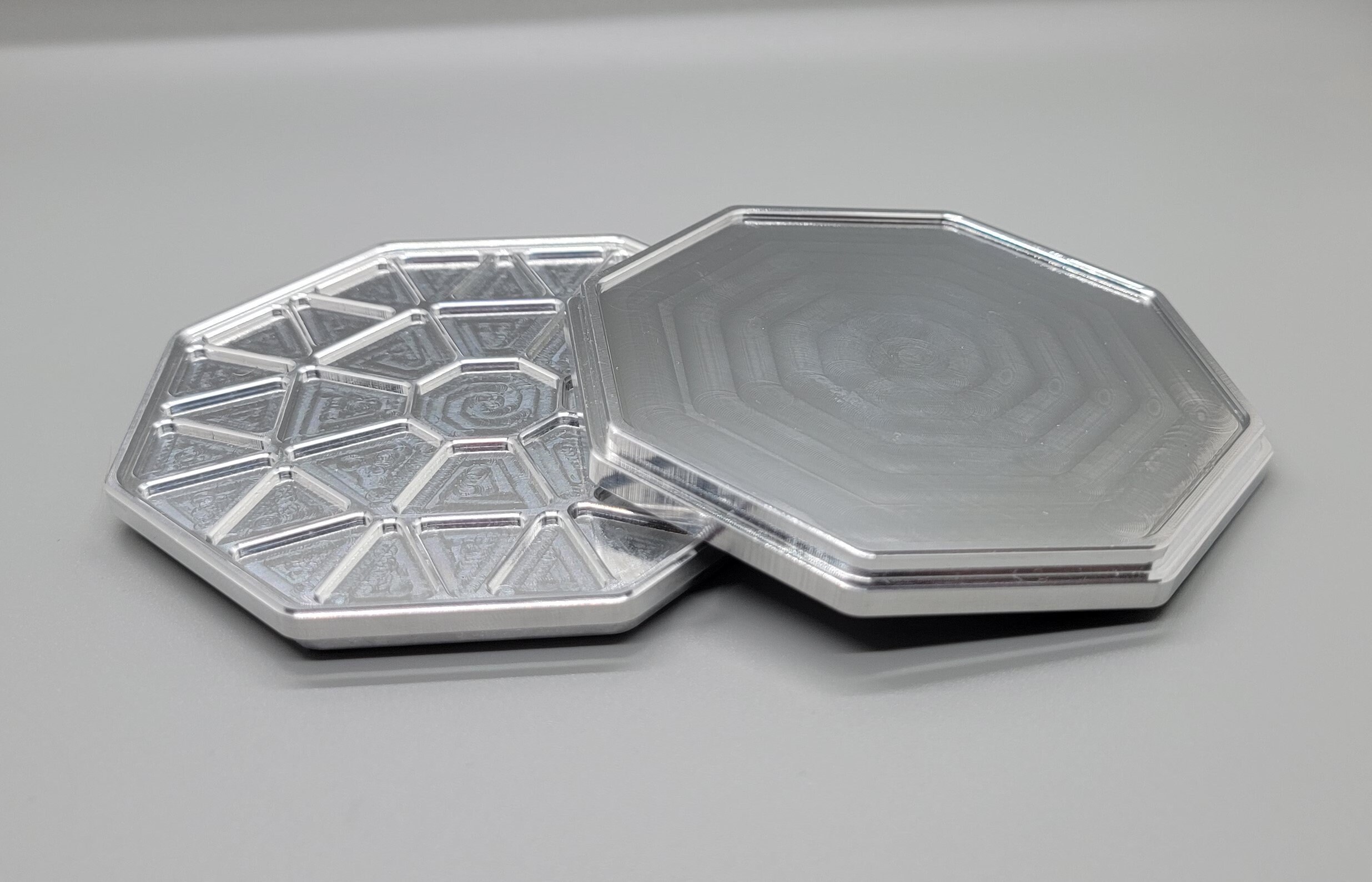 Machined Aluminum Drink Coaster 4x4 Stackable - Etsy