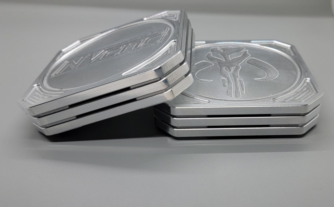 Stackable Aluminum Drink Coaster 4