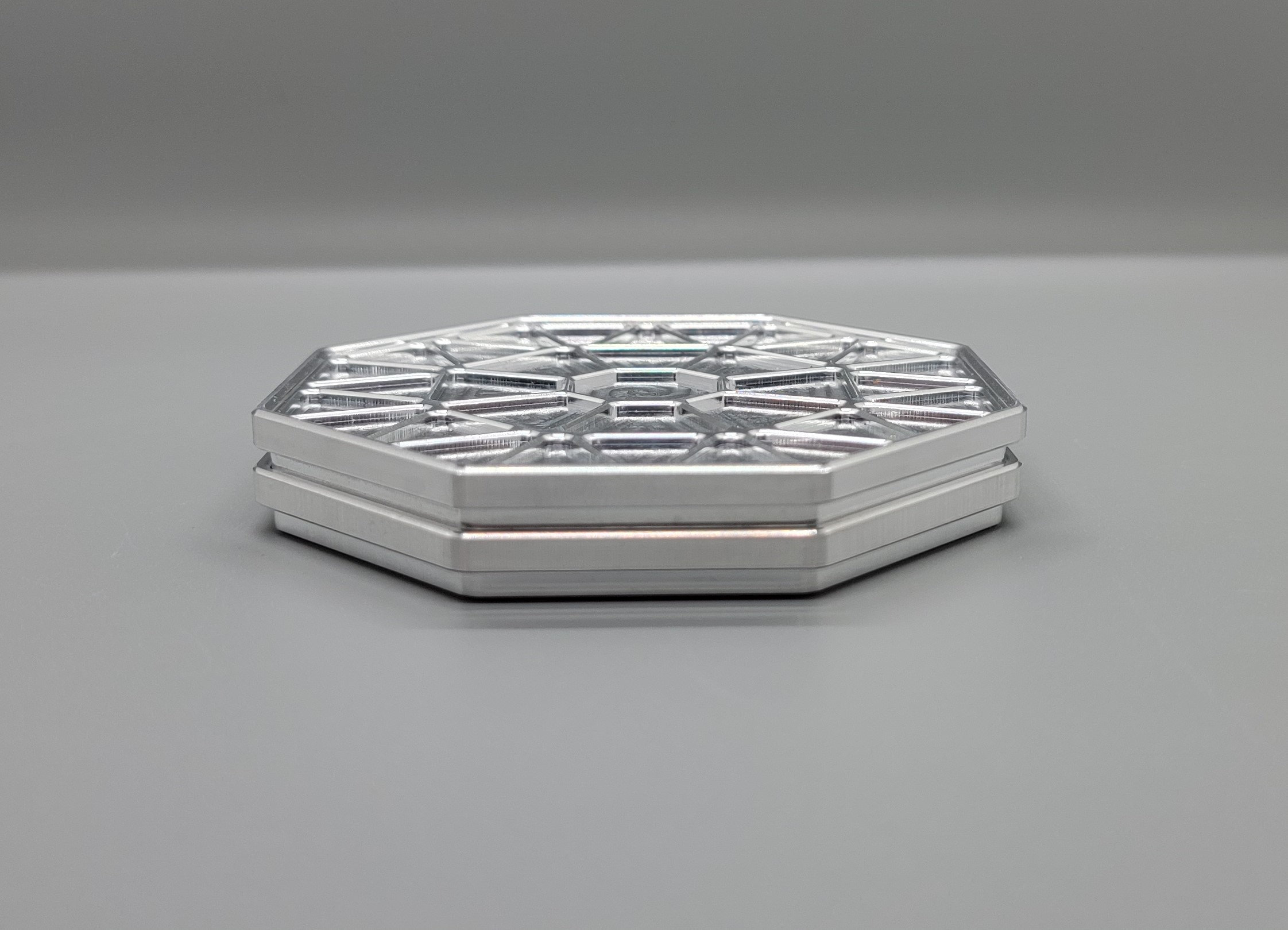 Machined Aluminum Drink Coaster 4x4 Stackable - Etsy