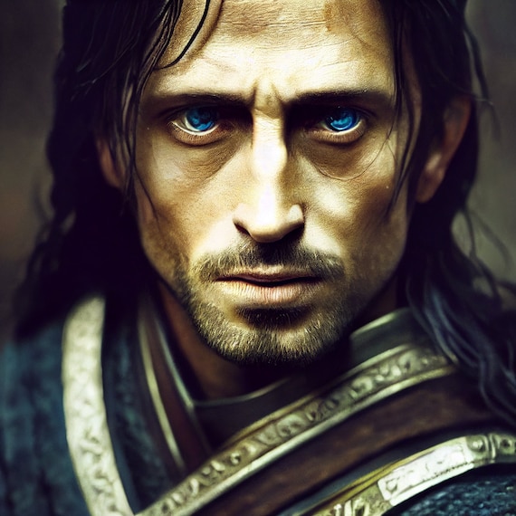 Lord of the Rings Digital Art Digital Print Portrait - Etsy