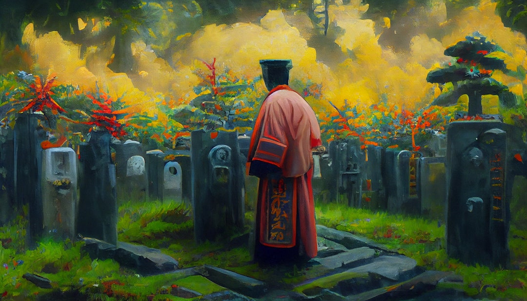 Fantasy Priest Praying- Digital Print- Screen Saver - Fantasy Art - Etsy