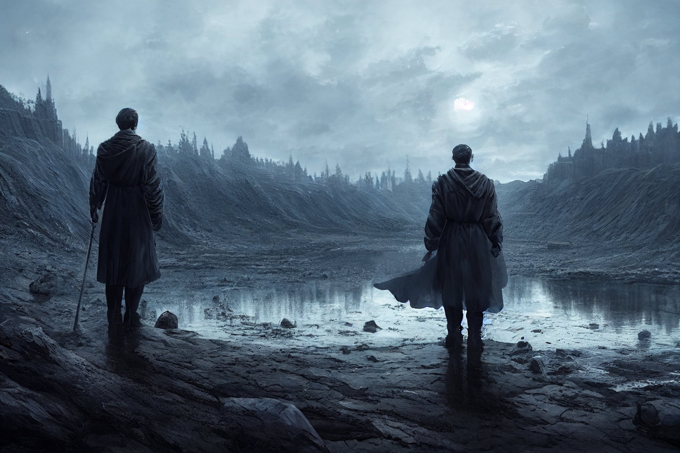 Fantasy Landscapes - Rain - Digital Print- Screen Saver - Fantasy Art ...