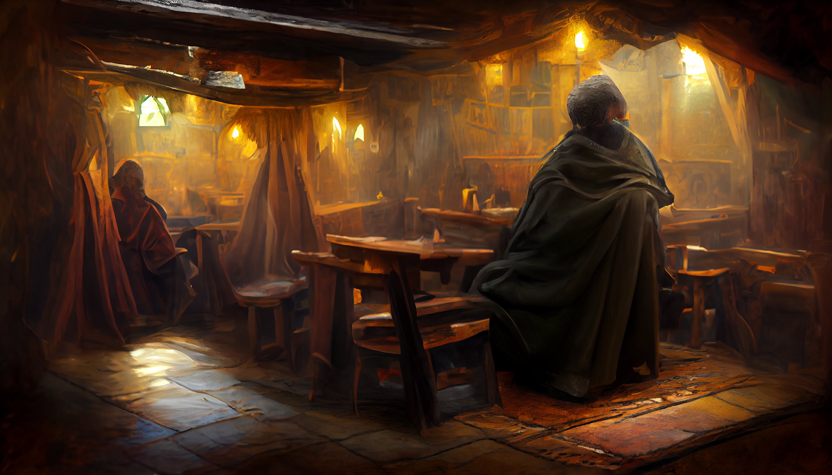 Lonely Man- Digital Print- Screen Saver - Fantasy Art - Etsy