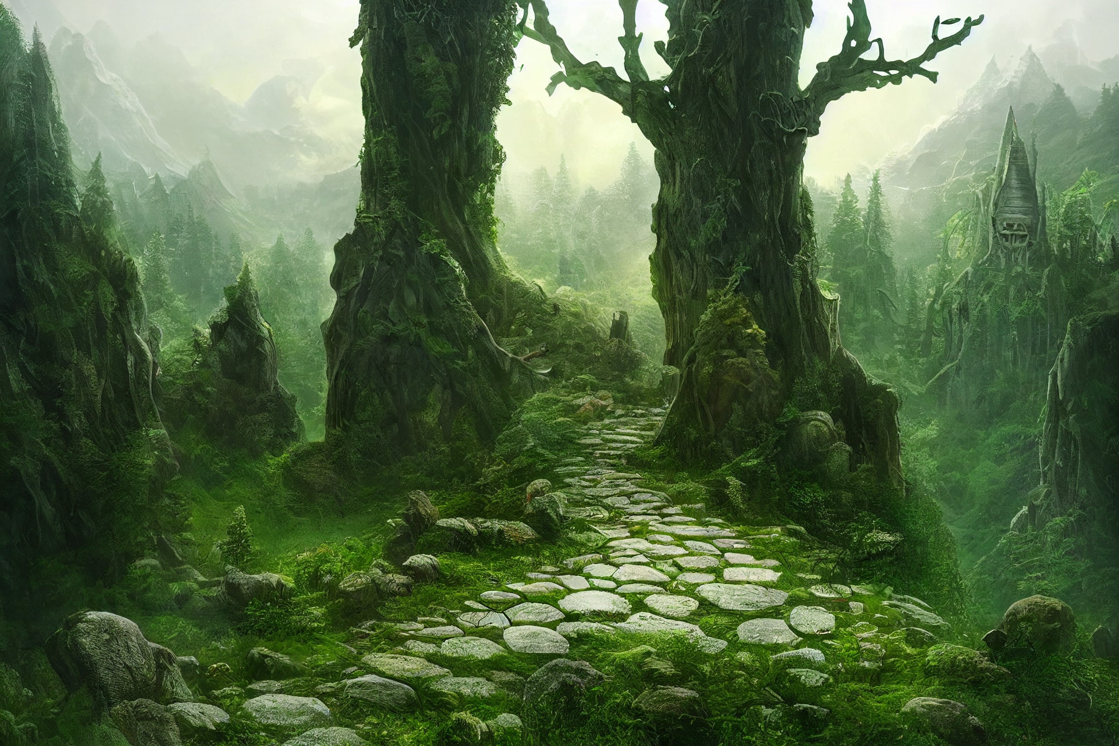 Fantasy Landscapes Elven Home - Digital Print- Screen Saver - Fantasy ... Fantasy Landscapes Elven Home - Digital Print- Screen Saver - Fantasy ...