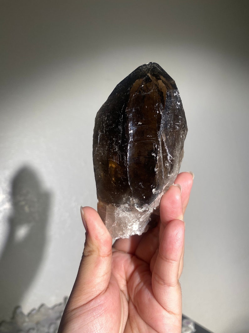 Healed Turkish Morion Quartz With Penetrator - Etsy