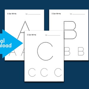 26 Printable Alphabet Letters Worksheets. Preschool-kindergarten ...