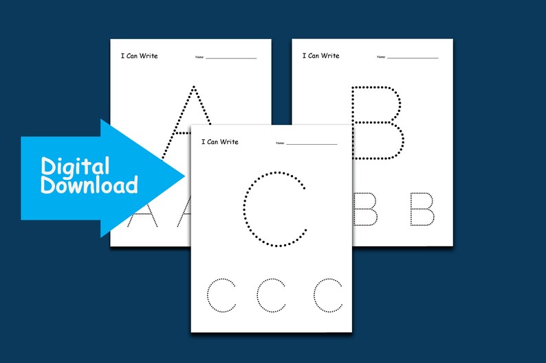 26 Printable Alphabet Letters Worksheets. Preschool-kindergarten ...