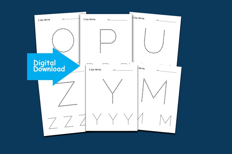 26 Printable Alphabet Letters Worksheets. Preschool-kindergarten ...