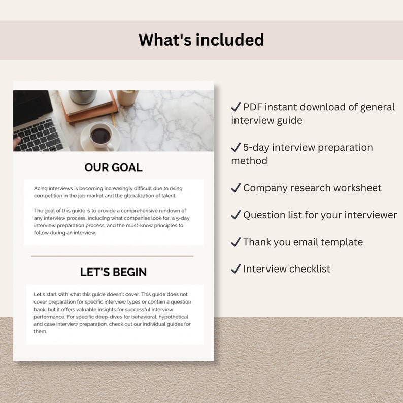 Ultimate Interview Guide | 5 Day Interview Prep Plan, Interview ...