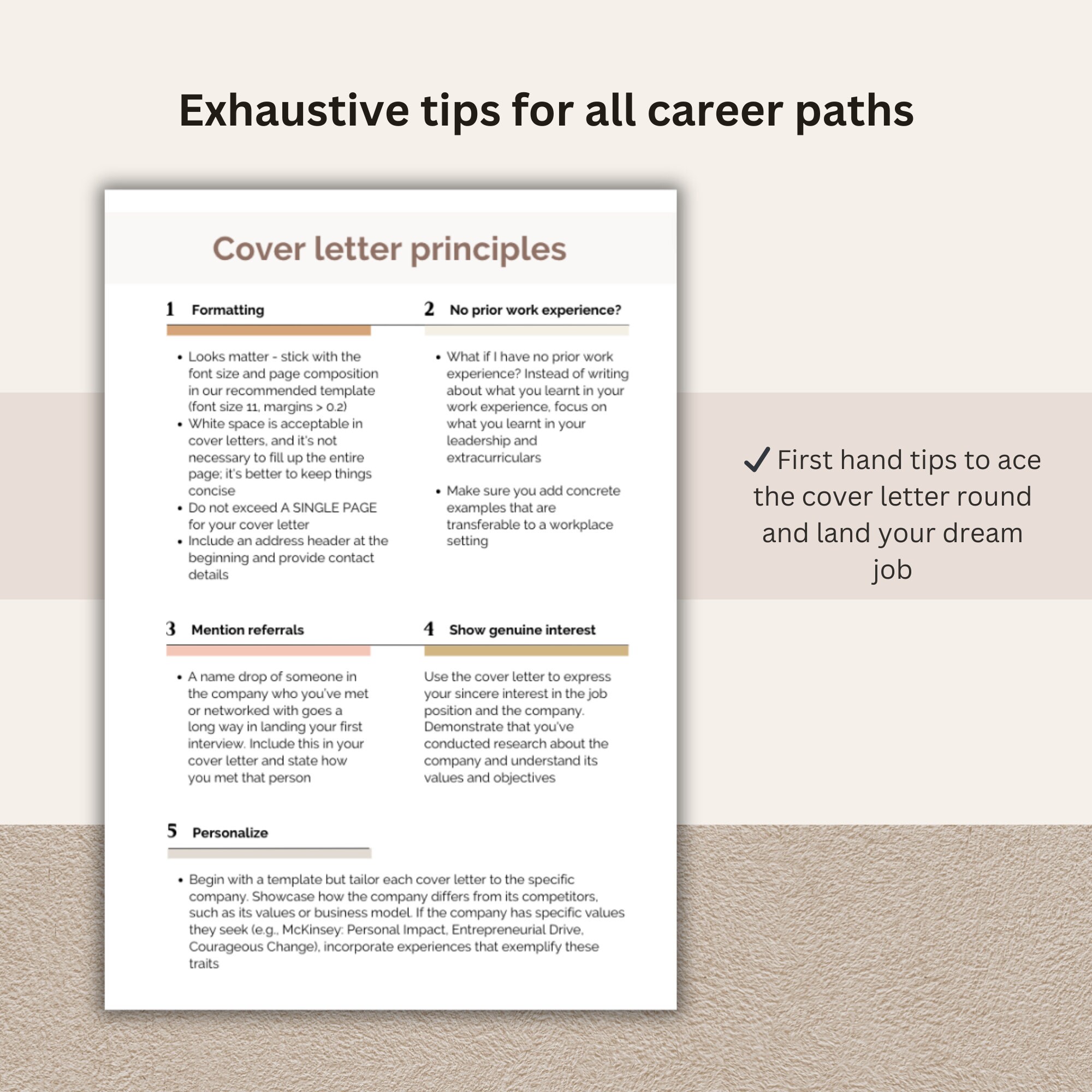 Ats-optimized Cover Letter Template & Guide | Professional Cover Letter ...