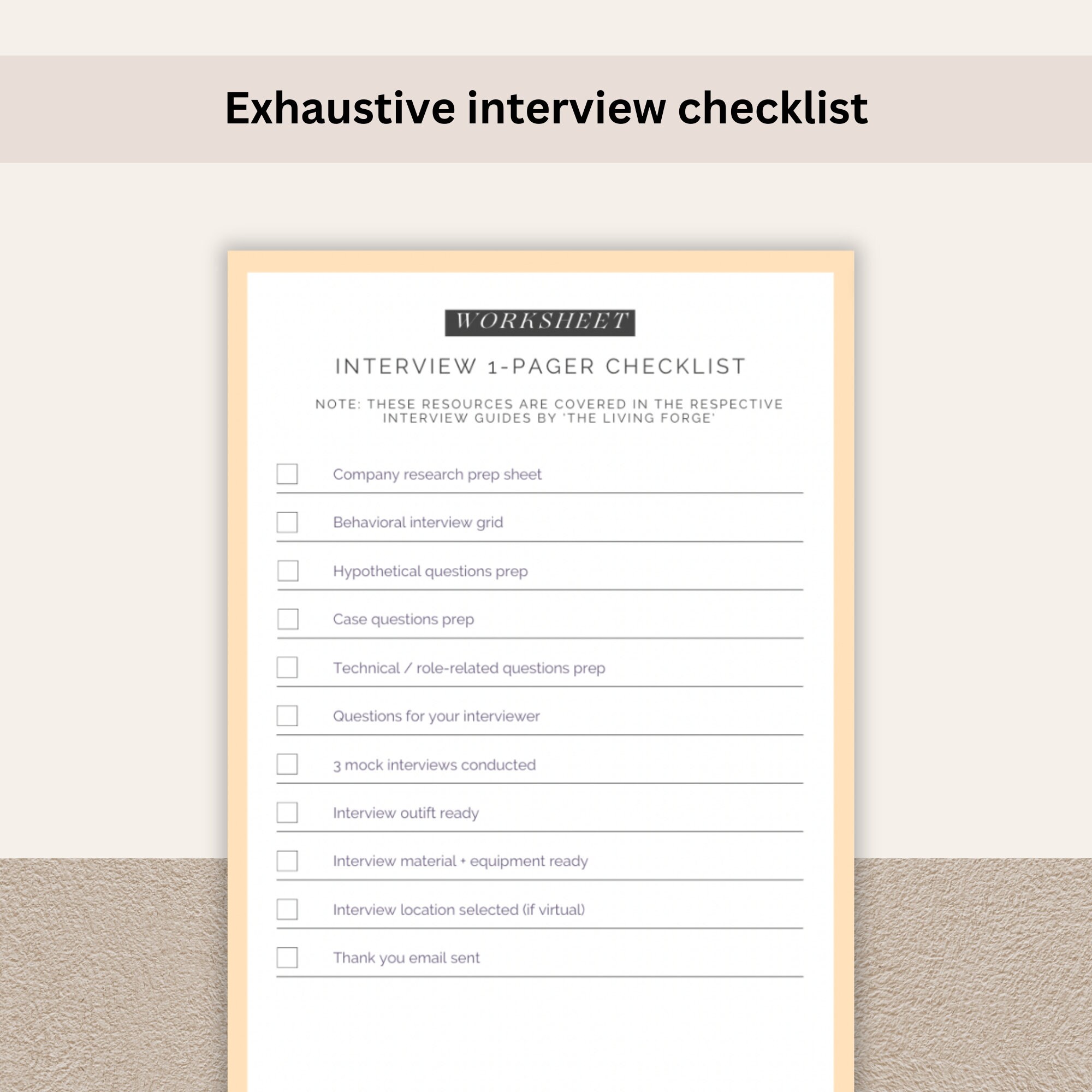 Ultimate Interview Guide | 5 Day Interview Prep Plan, Interview ...