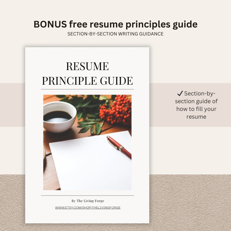 ATS Friendly Resume Template College Resume, Google Docs Resume, Word ...