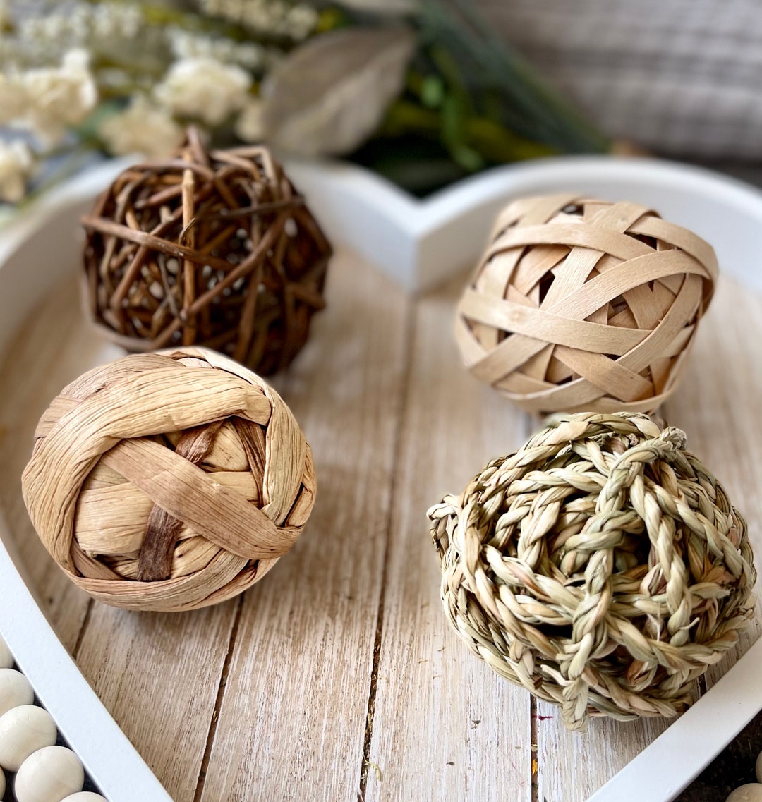 Natural Ball Chew Toys | Natural, Healthy, & Safe Toy, Bunny Enrichment ...