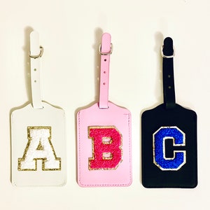 Custom Initial Luggage Tag Letter Suitcase Bridesmaid Gift Bridal ...