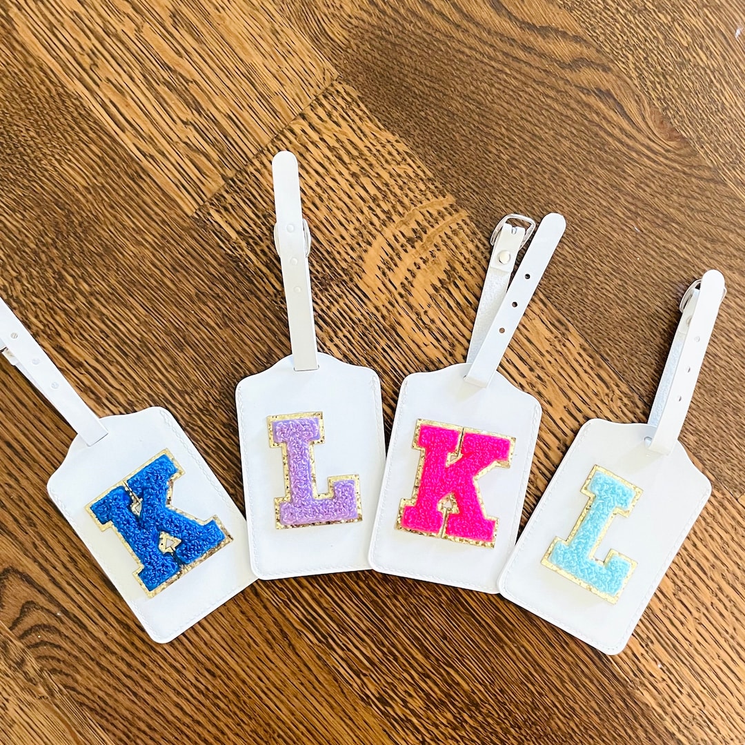Custom Initial Luggage Tag Letter Suitcase Bridesmaid Gift Bridal ...