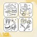 12 Cosmetics Coloring Pages | Relaxing Cosmetic Coloring Book for Kids ...