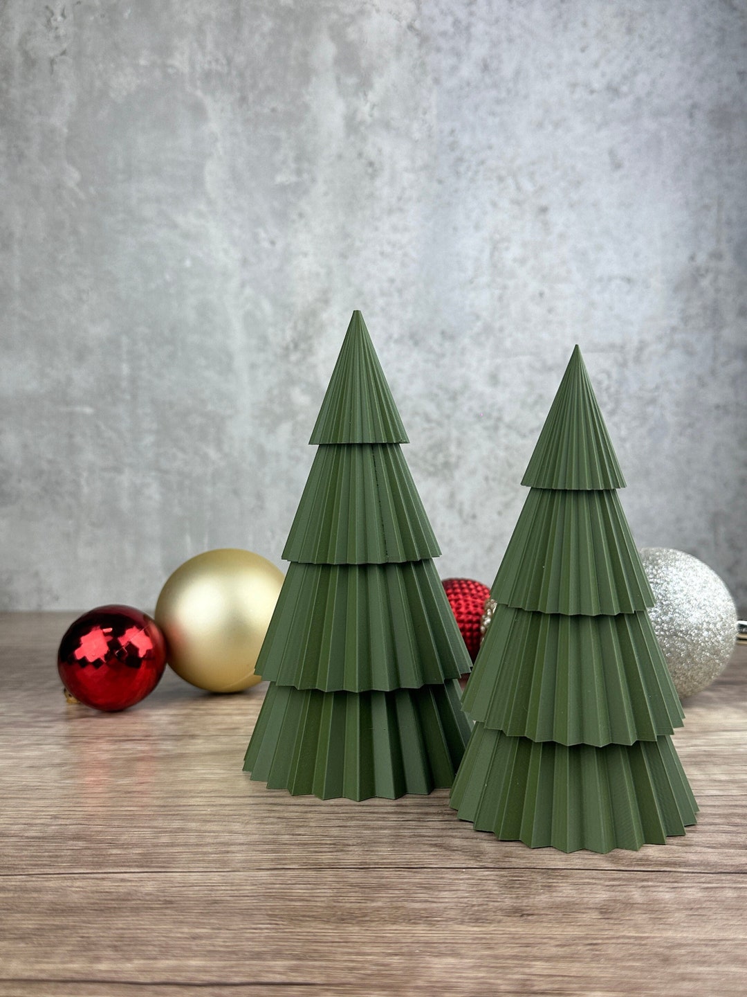 3D Printed Christmas Tree Sets - Etsy