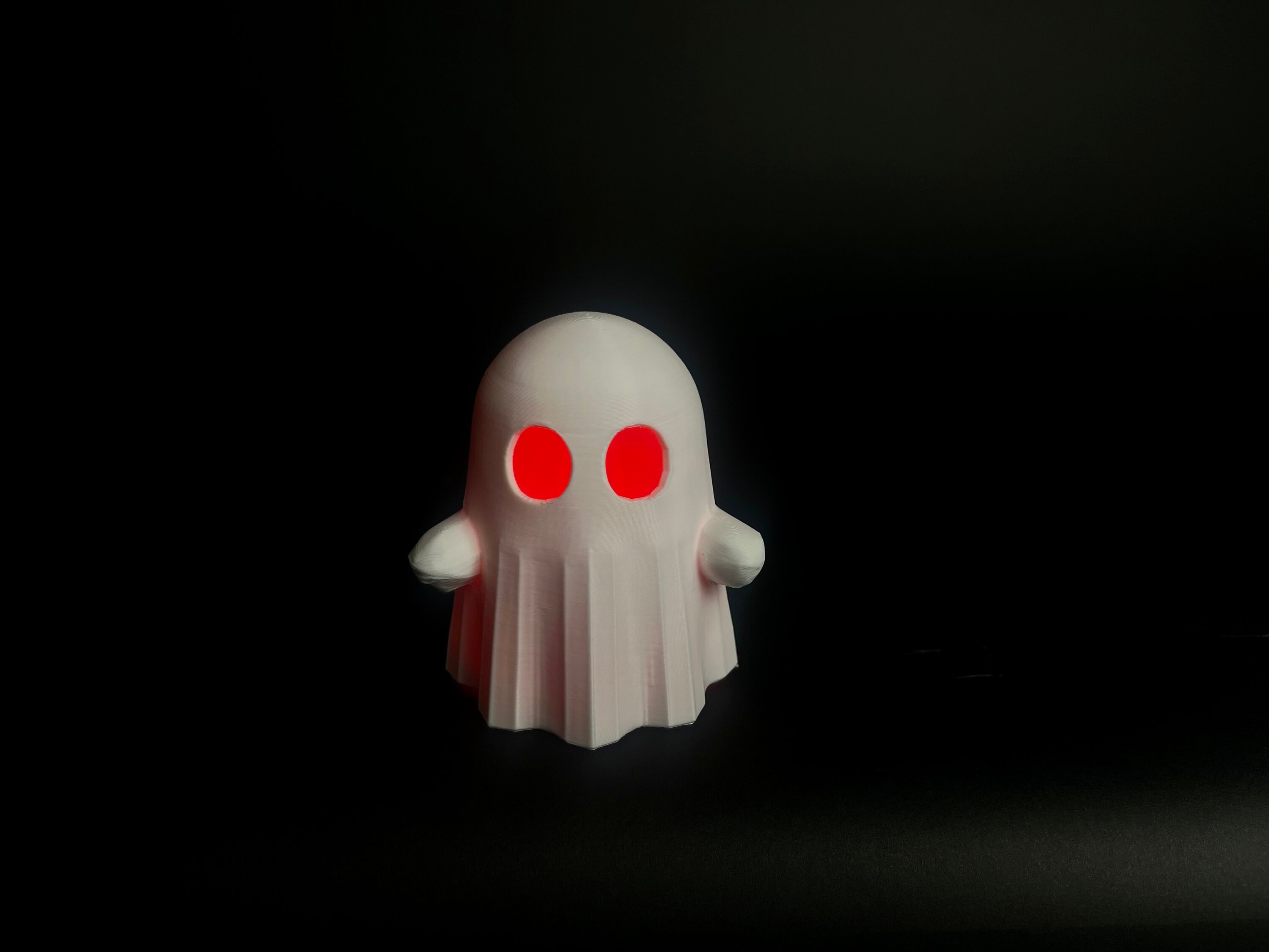 Ghost Light Halloween Ghost Statue Spooky Ghost LED Cute Ghost Light up ...