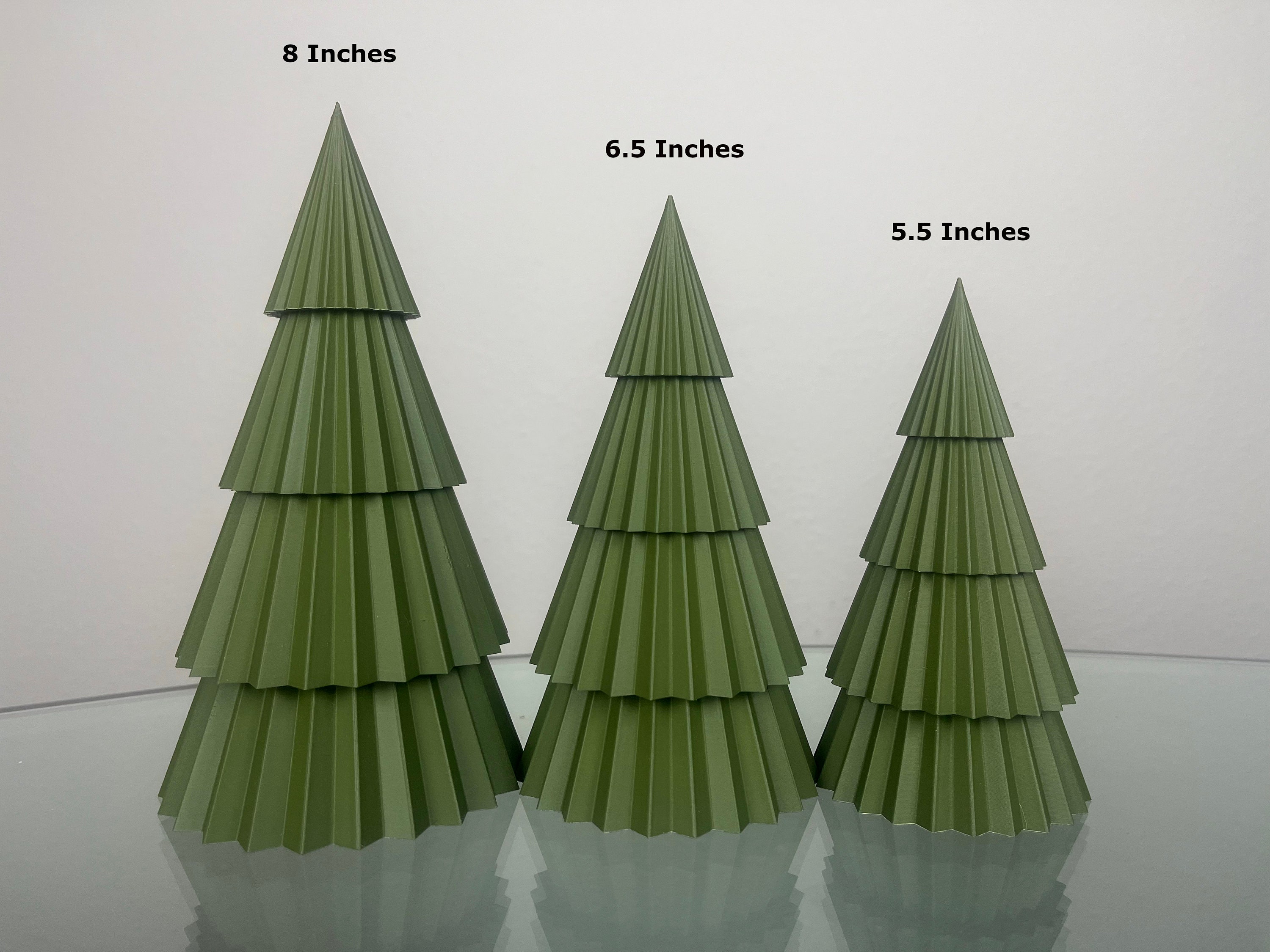 3D Printed Christmas Tree Sets - Etsy