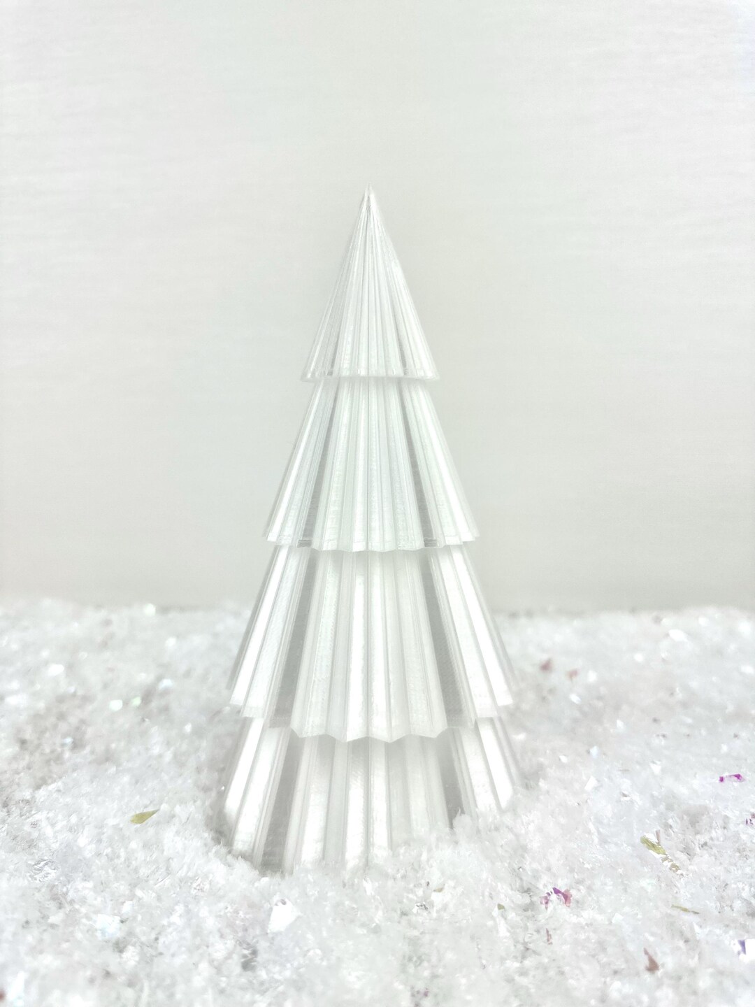 Translucent Christmas Tree Set: Mini Nesting Trees - Etsy