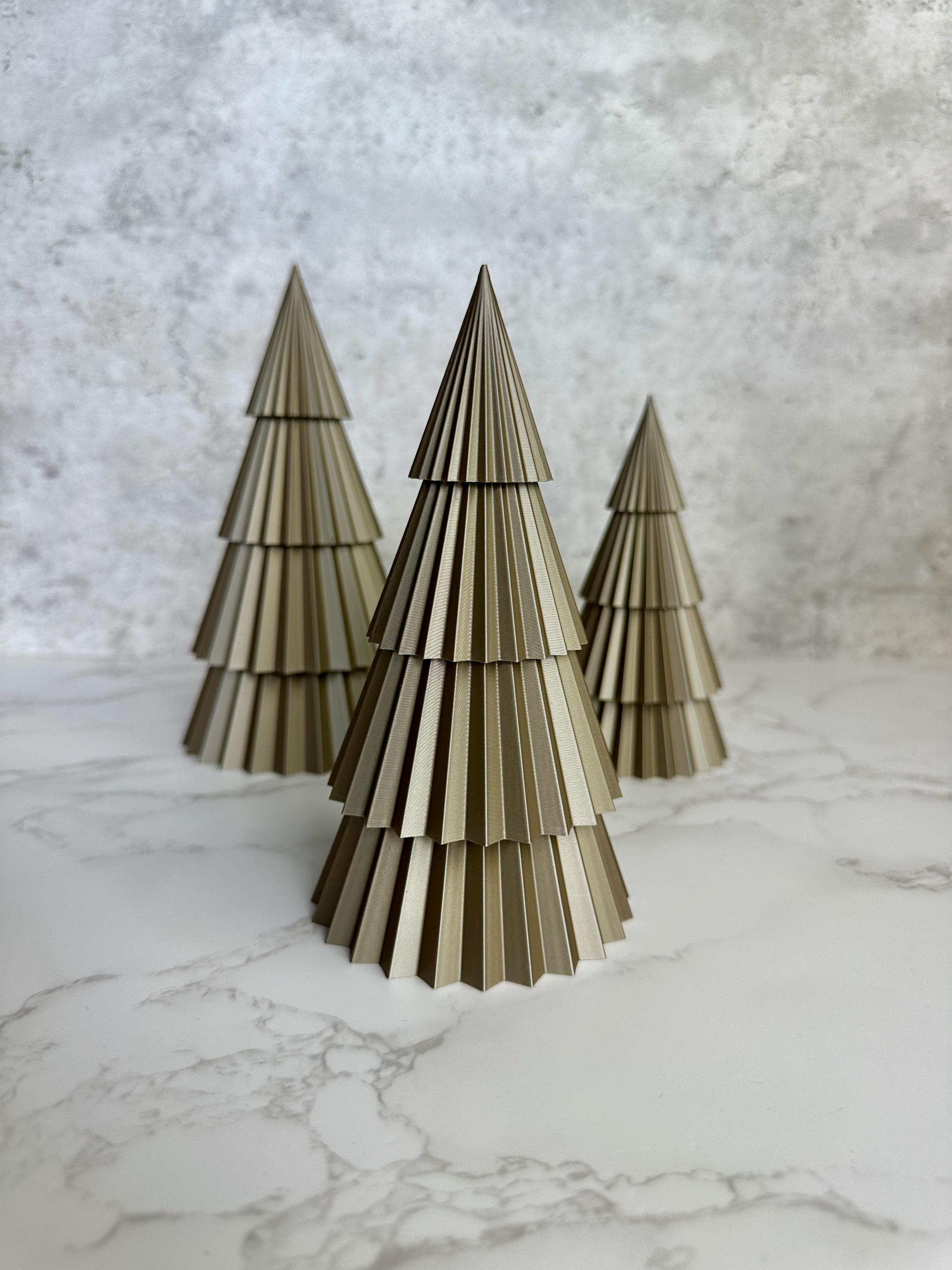 Christmas Tree Set: Nesting Tabletop Decor - Etsy