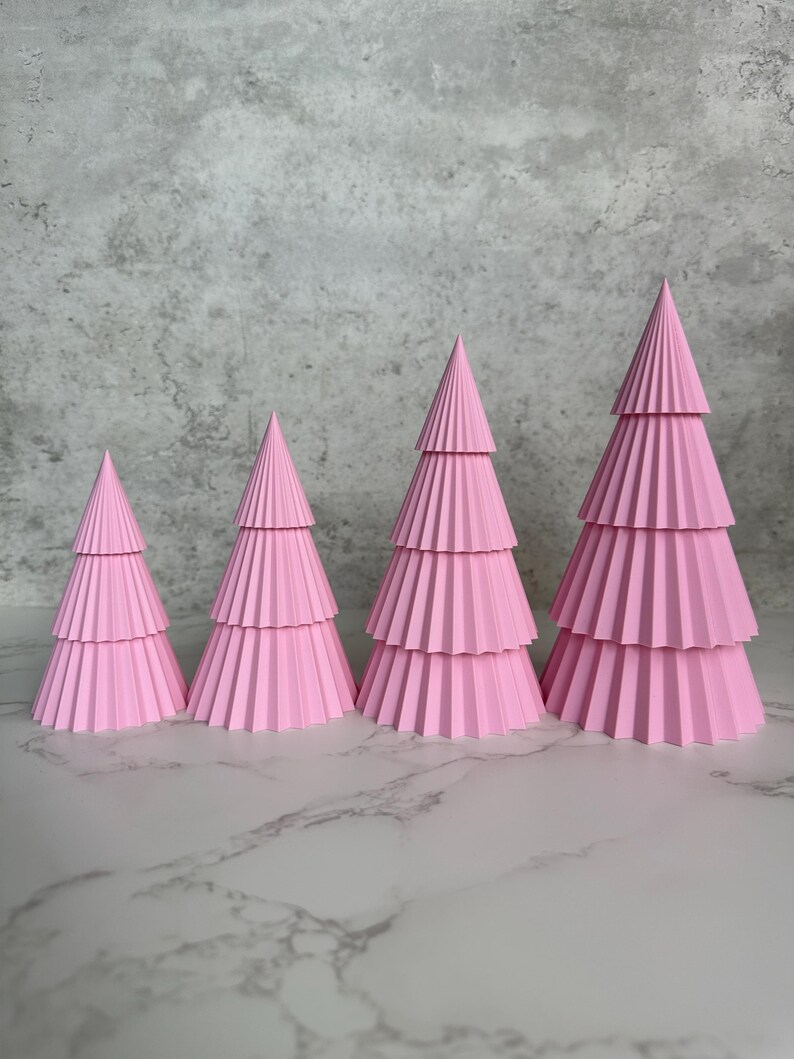 Christmas Tree Set: Nesting Tabletop Decor - Etsy