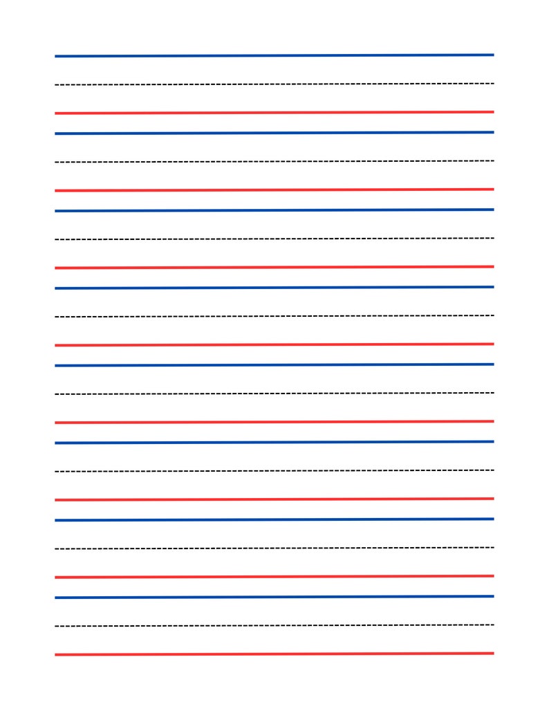 Printable Blank Tracing Sheets for Preschool & Kindergarten ABC ...