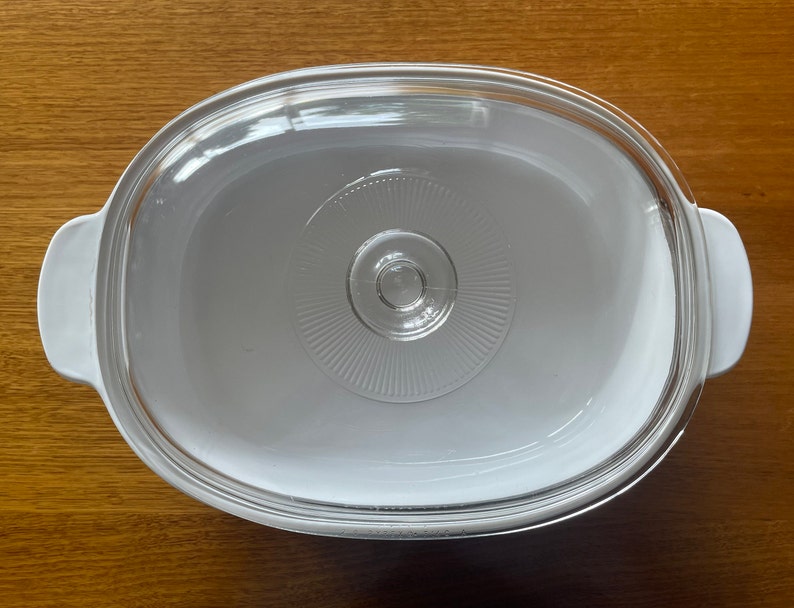 Vintage Corning Ware ‘french White’ F-14-B 4L Dutch Oven With Pyrex Lid ...