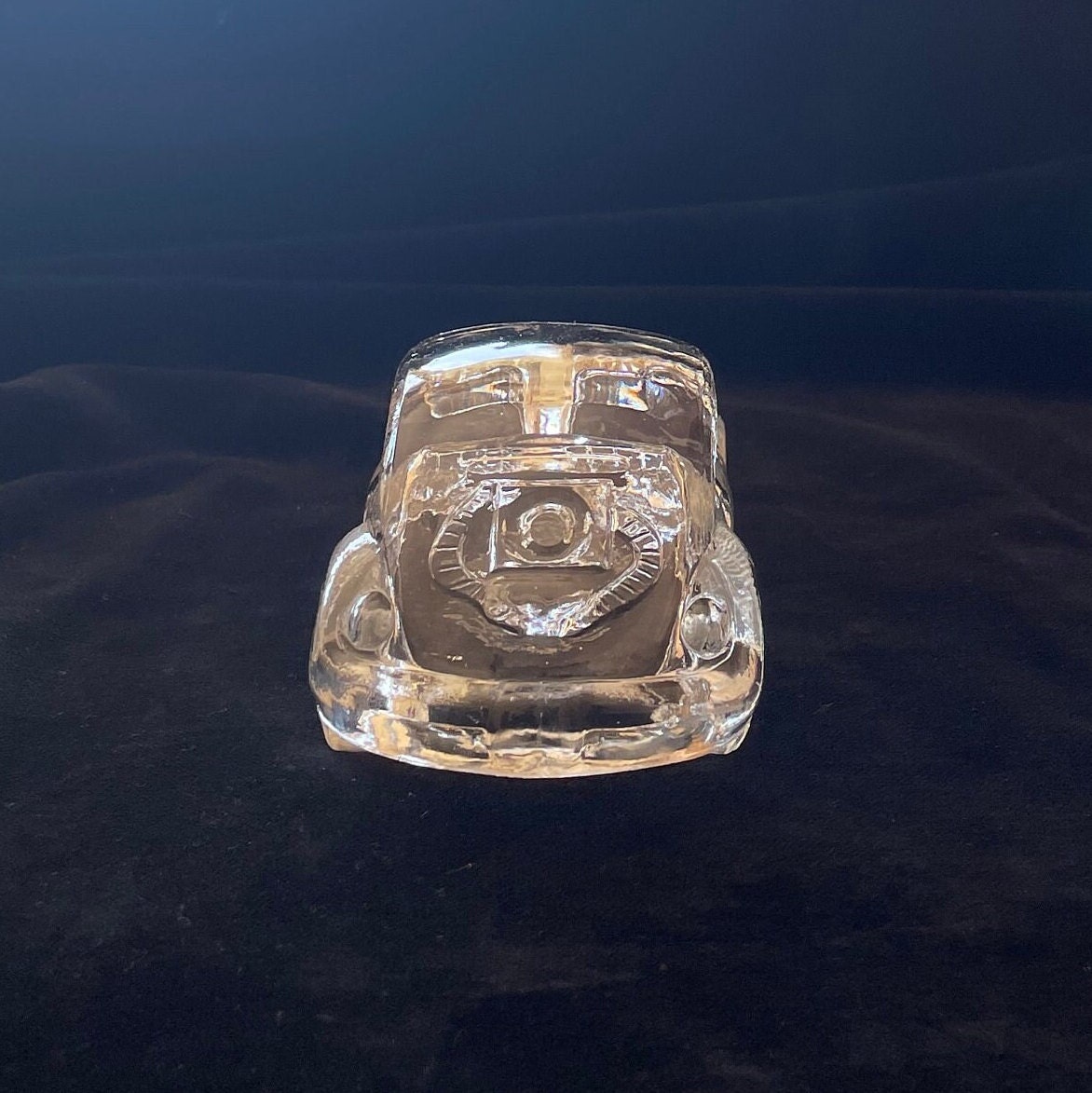 Vintage Crystal VW Beetle | Miniature Art Glass Classic Car | Made in ...