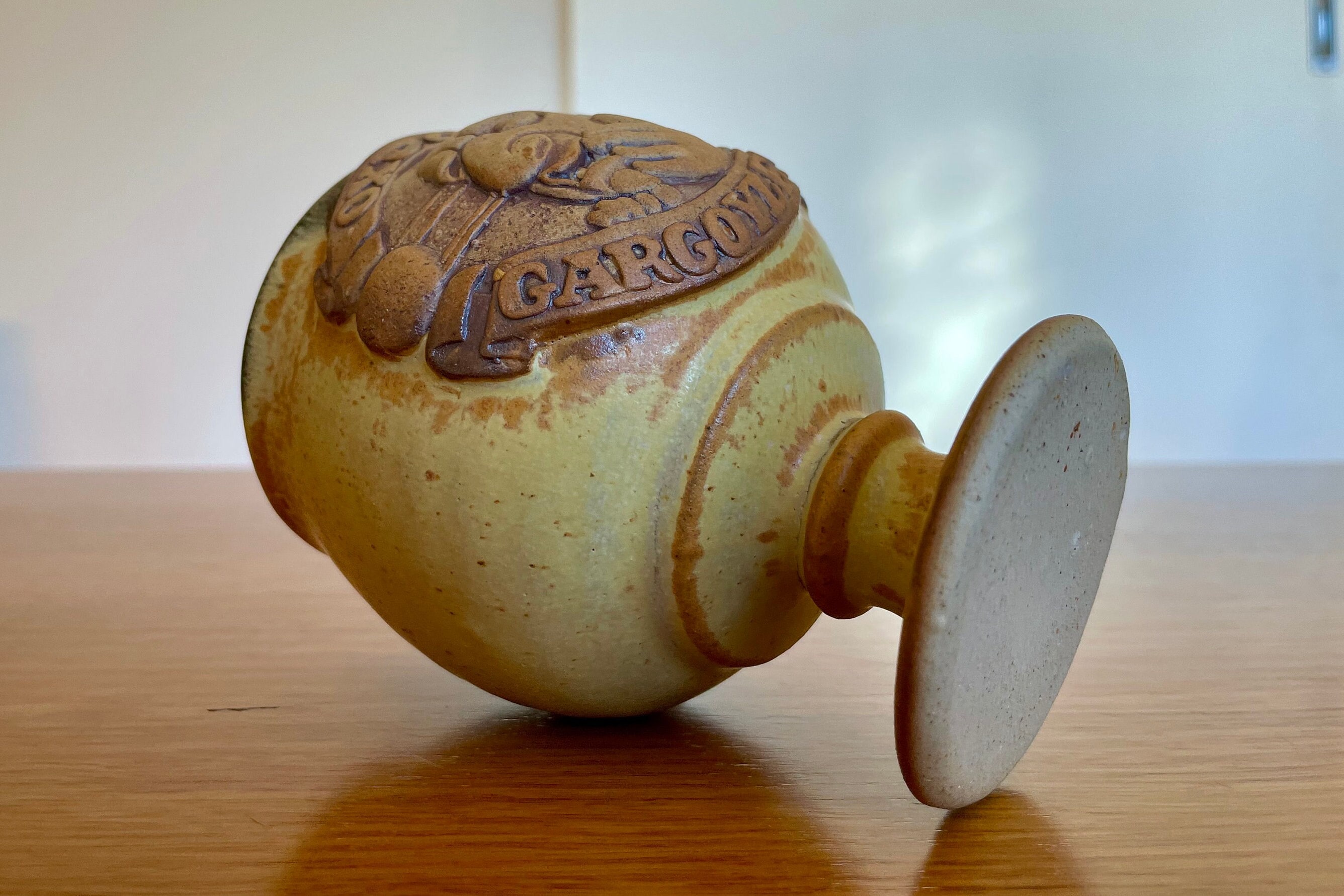 Vintage Oxford Gargoyles Goblet 1970s Pottery Seven Deadly Sins Envy ...