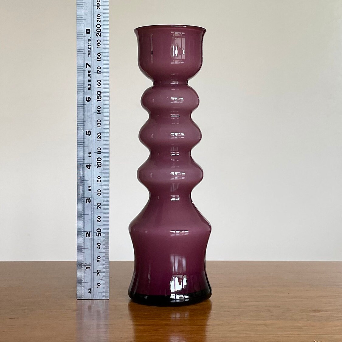Vintage 1970s Mid-century Amethyst Coloured Cased Glass Bud Vase ...