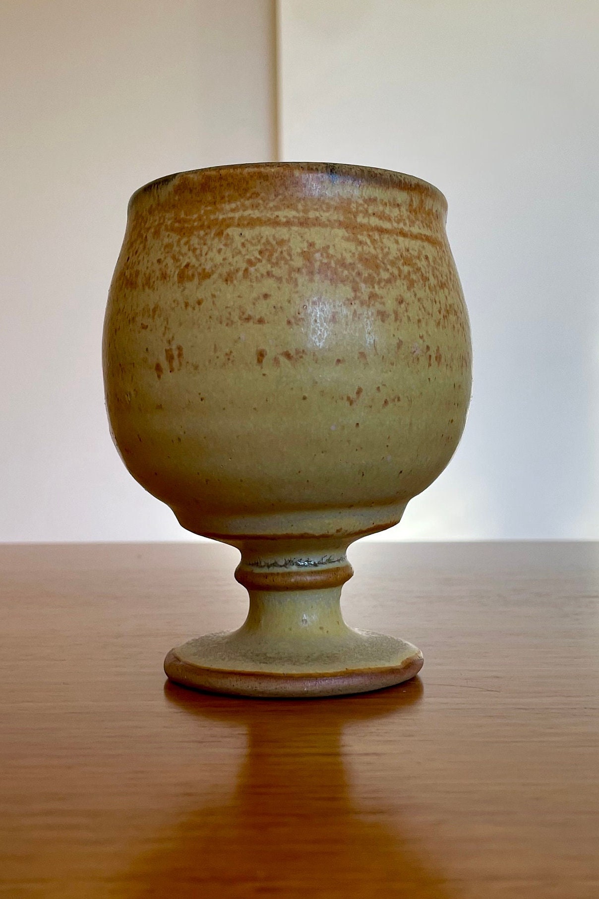 Vintage Oxford Gargoyles Goblet 1970s Pottery Seven Deadly Sins Envy ...