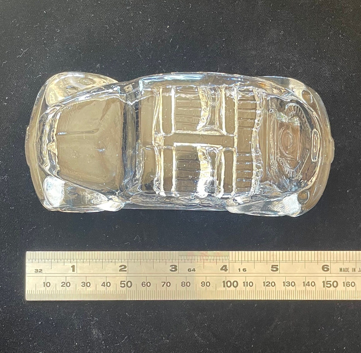 Vintage Crystal VW Beetle Miniature Art Glass Classic Car - Etsy