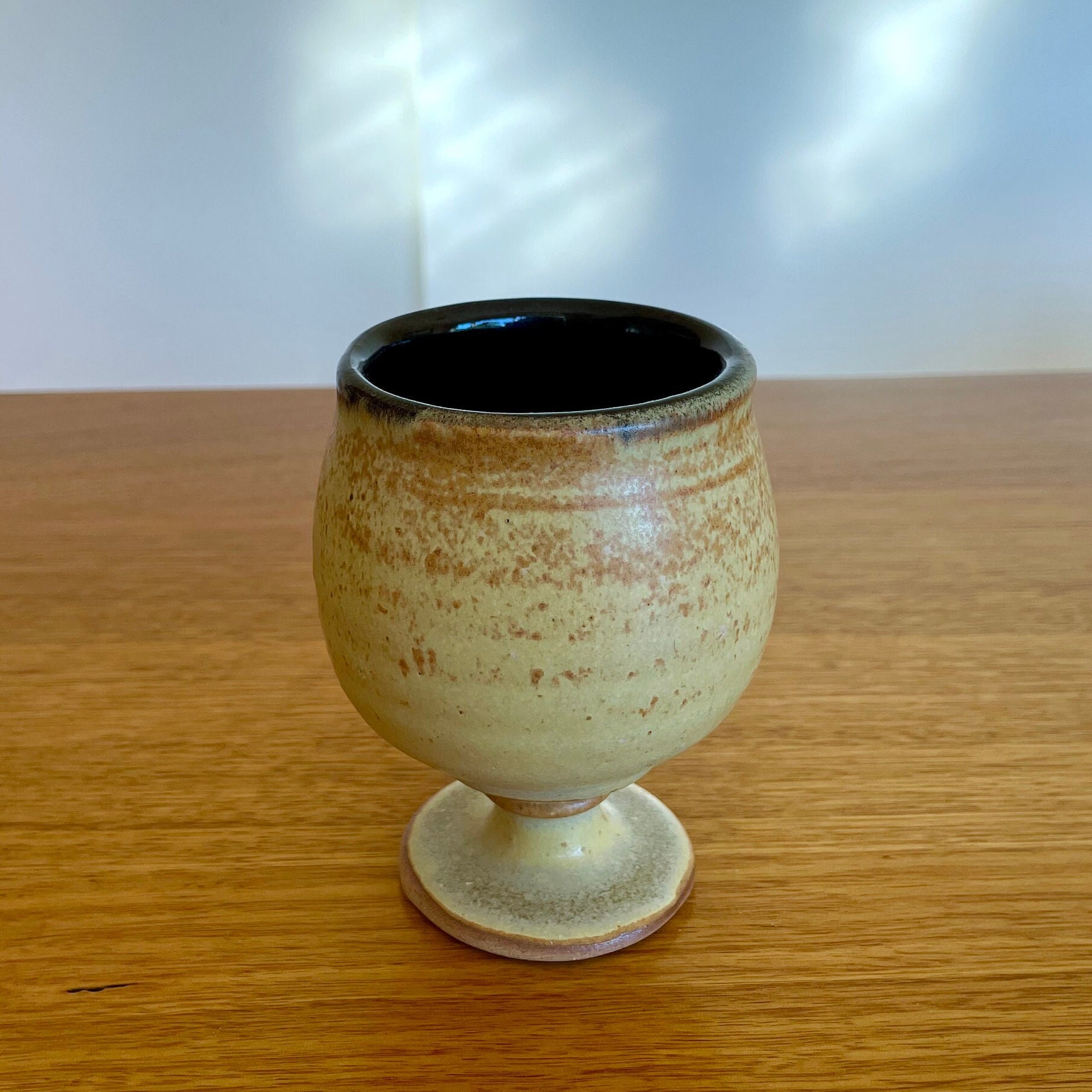 Vintage Oxford Gargoyles Goblet 1970s Pottery Seven Deadly Sins Envy ...