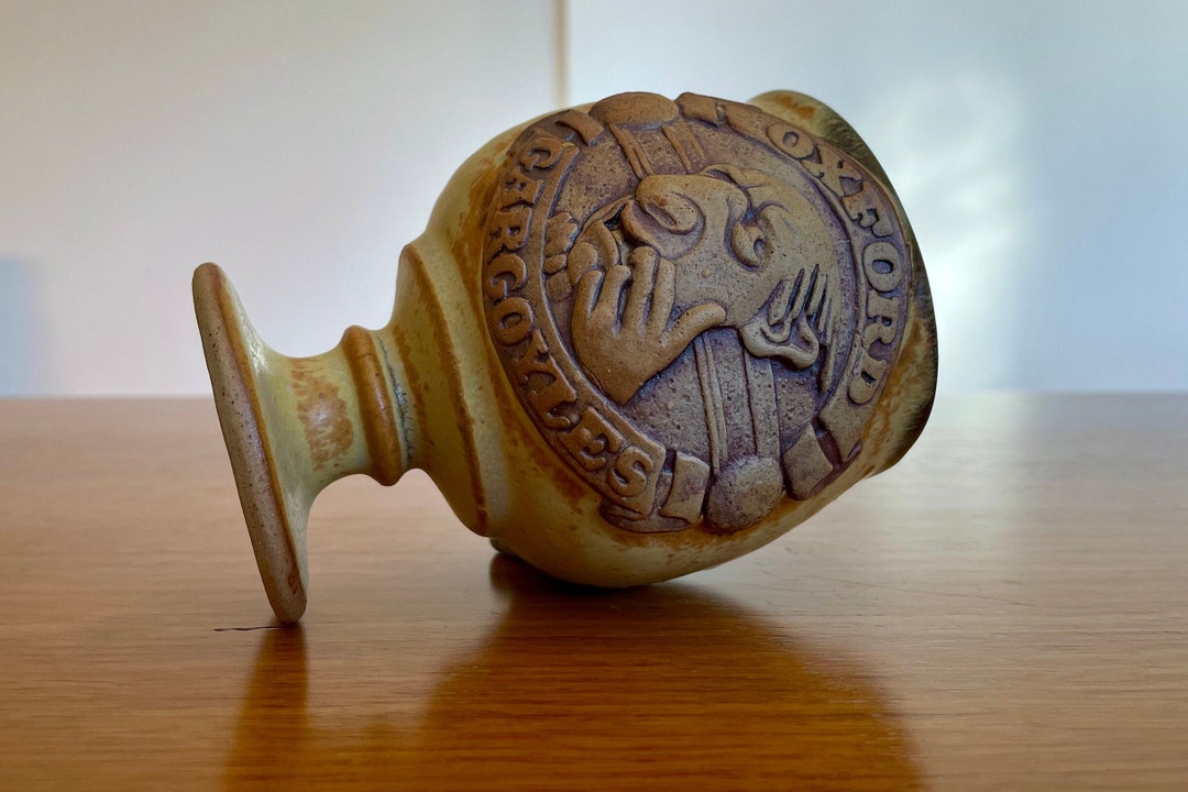 Vintage Oxford Gargoyles Goblet | 1970s Pottery | Seven Deadly Sins ...