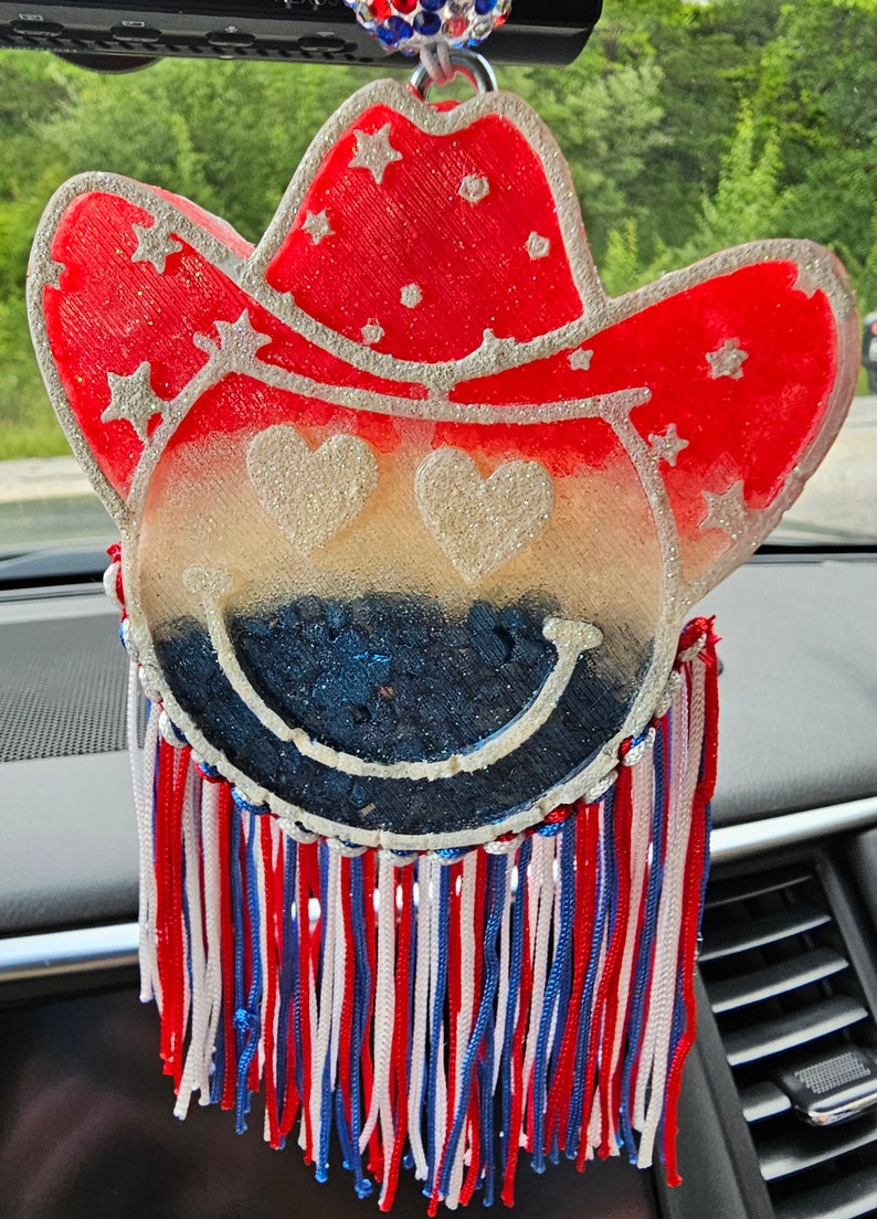 USA Smiley Face Freshie - Etsy