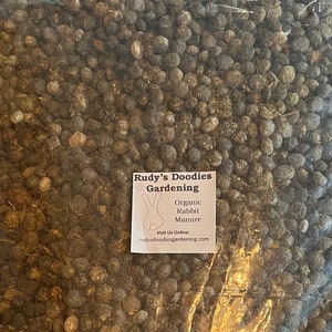 Rabbit Manure - Rabbit Poop Pellet Fertilizer - Etsy