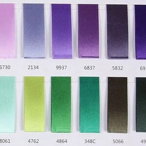 Multi Color Satin "5/8th Inch Single-faced Satin Ribbon" for Gift ...