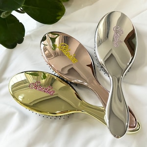 Custom Rhinestone Brush,personalised Hairbrush, Hairbrush With Name ...