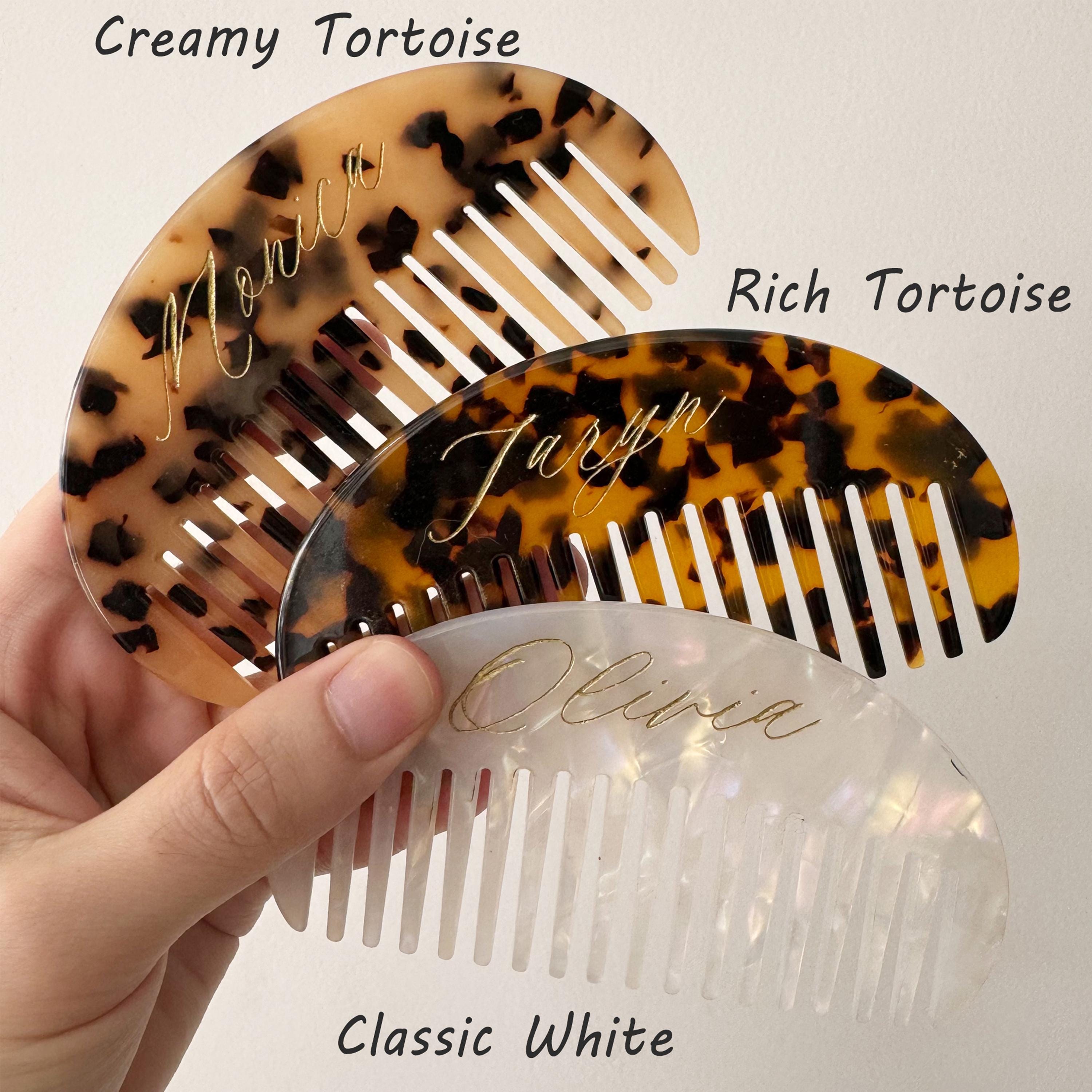 Custom Engraved Fan Comb,personalized Wide-tooth Comb With Name ...