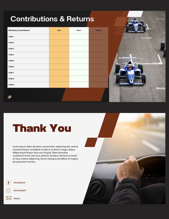Car Sponsorship Proposal Template