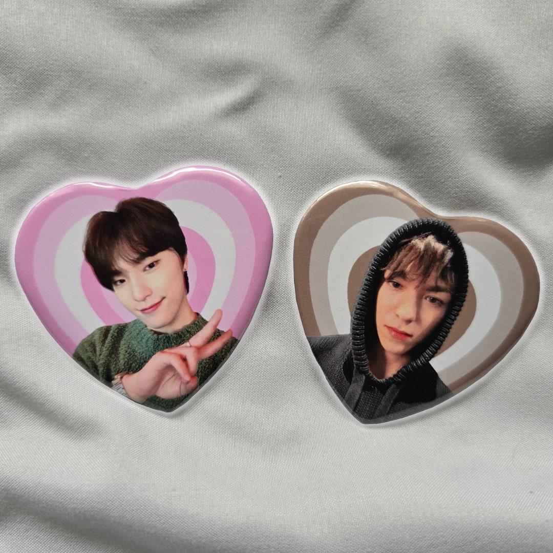 Seventeen Heart Buttons - Etsy