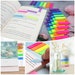 Rainbow Colors Sticky Notes, 980 Pcs Flag Sticky Notes, Pastel Colors ...