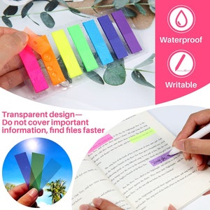 Rainbow Colors Sticky Notes, 980 Pcs Flag Sticky Notes, Pastel Colors ...